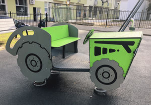 HDPE spring rocker - 3409A HORSE - Astrus Playgrounds - animals / 1-seat