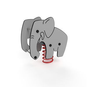 HDPE spring rocker - 3424S ZEBRA DOUBLE SPRINGER - Astrus Playgrounds ...