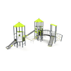 Playground structure - 11087 - Astrus Playgrounds - metal / HDPE / modular