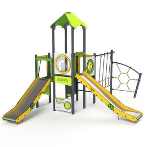 Playground structure - 11050 - Astrus Playgrounds - metal / HDPE / modular