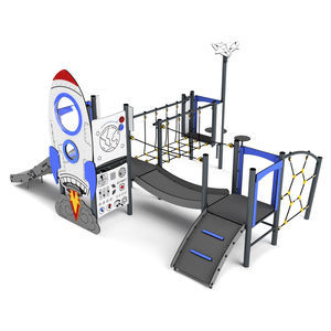 Playground structure - 11140 - Astrus Playgrounds - metal / HDPE / modular