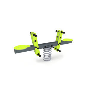 HDPE spring rocker - 3520S - Astrus Playgrounds - 3-seater
