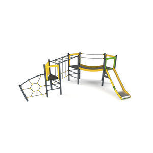Playground structure - 11030 - Astrus Playgrounds - metal / HDPE / modular