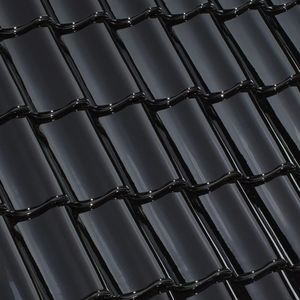 Interlocking roof tile - RT 871 - Randers Tegl A/S - imbrex / large / clay