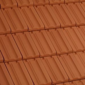 Interlocking roof tile - RT 862 - Randers Tegl A/S - flat / large / clay