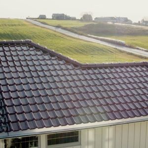 Interlocking roof tile - RT 819 - Randers Tegl A/S - pan / large / clay