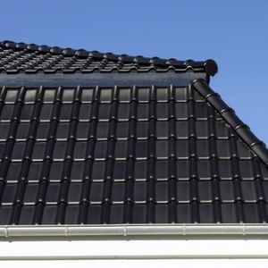 Interlocking roof tile - RT 844 - Randers Tegl A/S - flat / large / clay