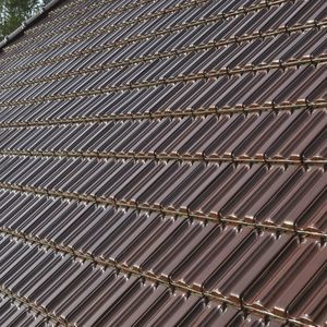 Interlocking roof tile - RT 825 - Randers Tegl A/S - pan / large / clay