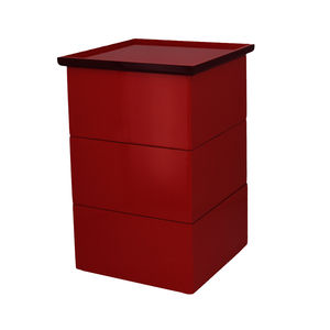 Bamboo fiber storage box - BRAHMÂ: 002015 - CFOC - with lid