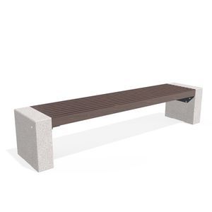 Fiber-reinforced concrete garden bench - All architecture and design ...