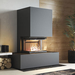 Kit fireplace - HI-Royal Extra V2 3BTh - desayo - wood-burning / self ...