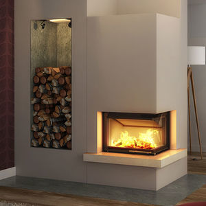 Wood-burning fireplace - HI-Imperial 2PTh / 2LTh - desayo - corner ...