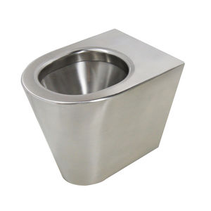 Wall-hung WC - ULTIMA PRM - SUPRATECH - inox / for public washroom ...