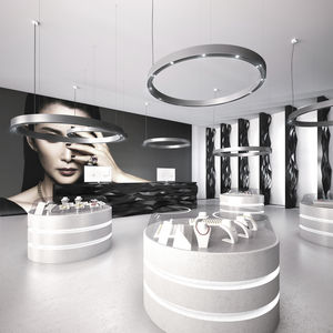 Hanging light fixture - DONUT SLIM - LIRALIGHTING - surface-mounted ...