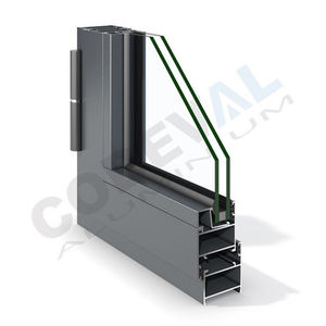 Aluminum window - PLUS -70 - Codeval - sliding / double-glazed