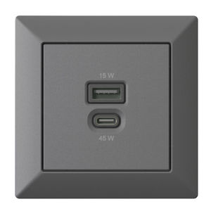 USB socket - 6520x0200 - Bodo Ehmann GmbH - wall-mounted / recessed ...