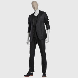 Male display mannequin - 26 - WINDOW FRANCE - abstract / seated / high-end