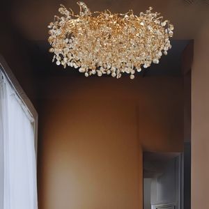 Contemporary ceiling light - HEMERA - K-LIGHTING - crystal / stainless ...