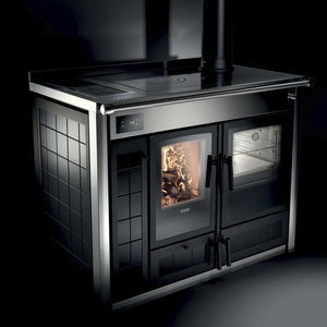 Boiler range cooker - ALTEA - Klover - wood / 1 burner / 1 oven