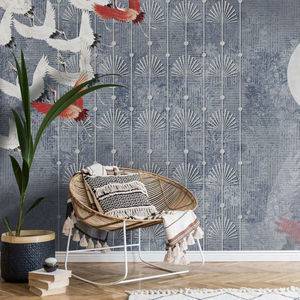 Contemporary wallpaper - ESTELLE - WallyArt - fiberglass / vinyl ...