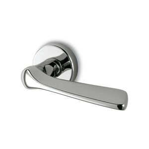 Door handle - LEV - Ento - chrome / brass / contemporary