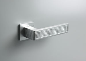 Door handle - LEV - Ento - chrome / brass / contemporary