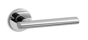 Door handle - LEV - Ento - chrome / brass / contemporary