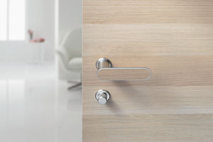 Door handle - LEV - Ento - chrome / brass / contemporary