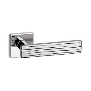 Door handle - LEV - Ento - chrome / brass / contemporary