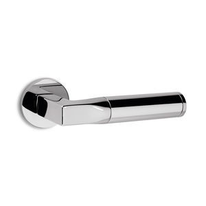 Door handle - LEV - Ento - chrome / brass / contemporary