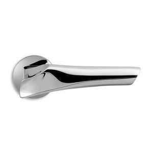 Door handle - LEV - Ento - chrome / brass / contemporary