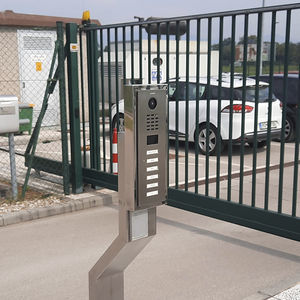 Stainless steel door station - D2101TFV - DoorBird - brushed stainless ...