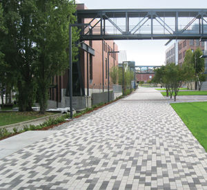 Concrete paver - PLAZA - PAVESTONE - stone / high performance and load ...