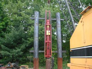 Diesel impact hammer - MODEL D12-42 - American Piledriving Equipment Inc.