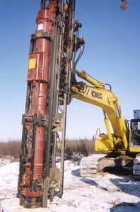 Diesel impact hammer - MODEL D19-42 - American Piledriving Equipment Inc.