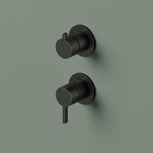 Washbasin mixer tap - AC105 - hotbath - wall-mounted / built-in / brass