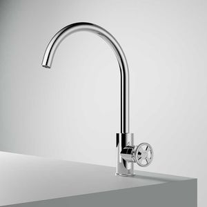 Countertop mixer tap - AC040 - hotbath - brass / kitchen / 1-hole