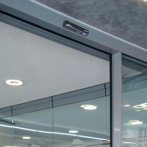 Entry door - COMPACTMASTER - Gretsch-Unitas - metal / sliding / glazed