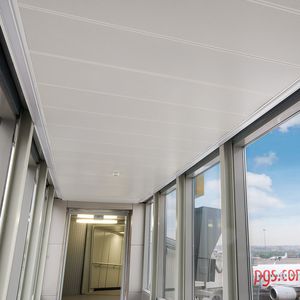 Metal suspended ceiling - DATA CENTER - Tacer Ltd. - panel / acoustic