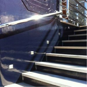 Recessed floor light fixture - M2 - LuxR - recessed wall / LED / round