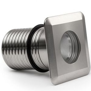 Recessed floor light fixture - M2 - LuxR - recessed wall / LED / round