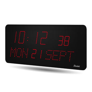 Contemporary clock - STYLE : 10 - Bodet Time - wall-mounted / digital ...