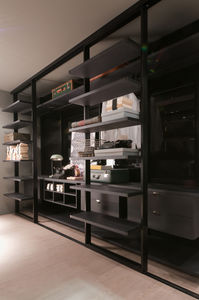 Modular walk-in wardrobe - SOLO - ALBED - contemporary / aluminum ...