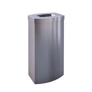 Galvanised steel waste paper basket - DA-120 - AUWEKO GmbH - powder ...