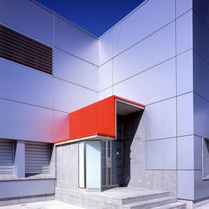 Panel cladding - LOGISTIC CENTRE PARTYRENT - ALUCOBOND - aluminum ...