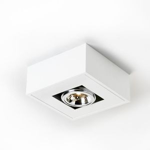 Surface mounted light fixture - AR70 - pvd concept - LED / linear / square