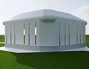 Inflatable structure with PVC membrane - ZEFIR - Vector Trade UK - for ...