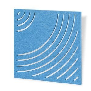 Ceiling acoustic panel - DIA Felt - DECIBEL PLC - for wall / PET / rectangular