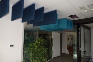 Fire-retardant acoustic baffle - All architecture and design manufacturers