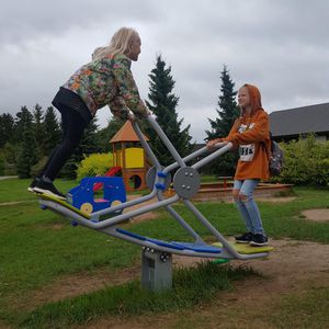 Steel seesaw - SEAL - Tiptiptap - HDPE